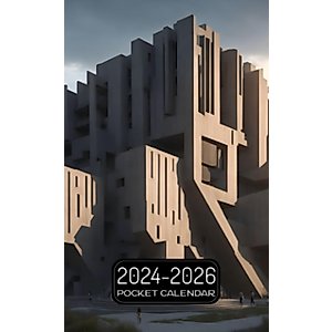 Pocket Calendar 2024-2026: Two-Year Monthly Planner for Purse , 36 Months from January 2024 to December 2026 | Cultural exhibits | Diverse traditions | Month-long odyssey