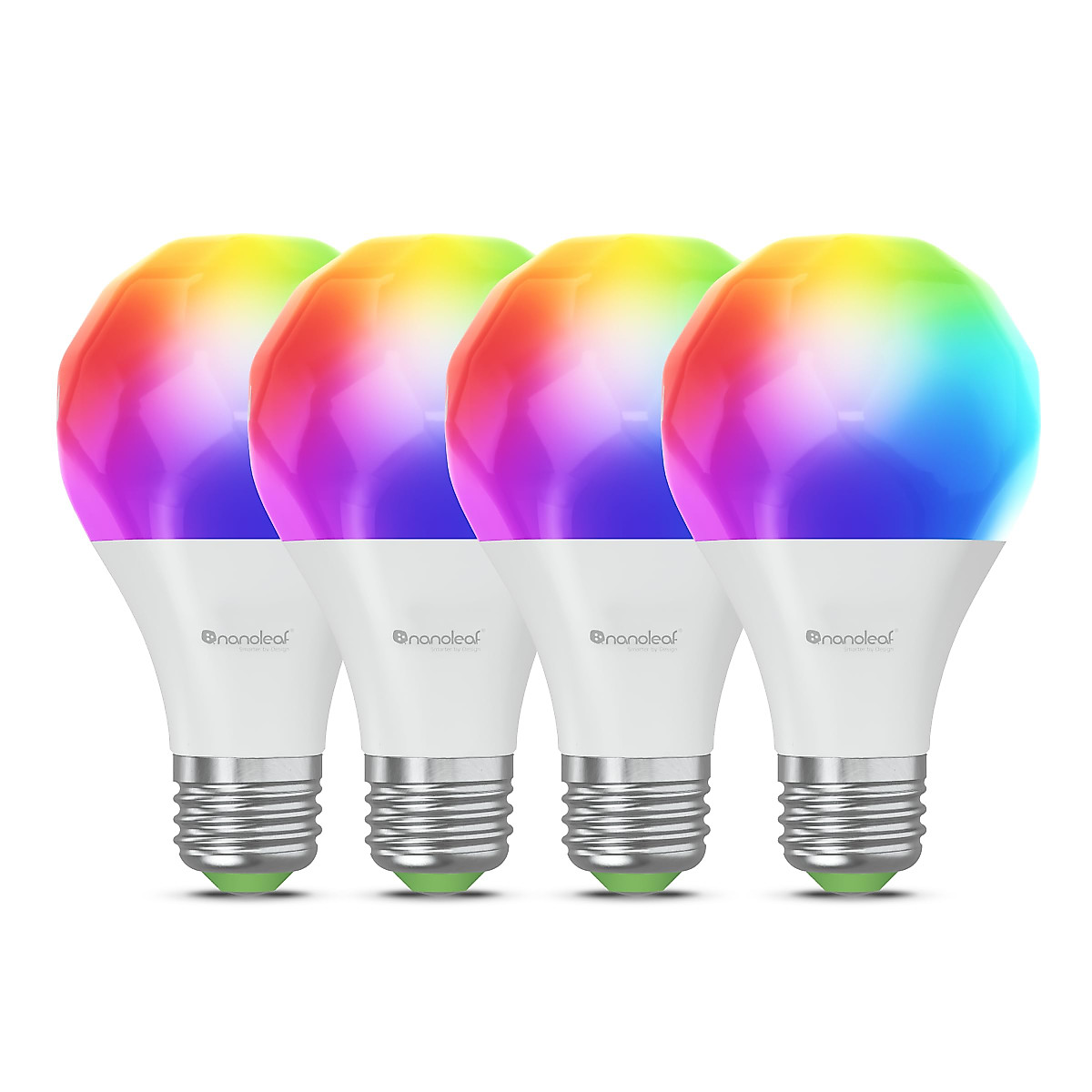 Nanoleaf Essentials Smart LED Color-Changing Light Bulb (60W) - RGB & Warm to Cool Whites, App & Voice Control (Works with Apple Home, Google Home)