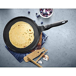 WMF Crêpe Pan Coated with Devil Stainless Steel Handle, Black, 27 cm