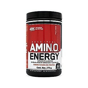 OPTIMUM NUTRITION ESSENTIAL AMINO ENERGY, Fruit Fusion, 9.5 Ounce (Pack of 3)