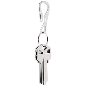 KeySmart Key Dangler - Clip Your KeySmart to Anything (Stainless Steel, Regular Size)