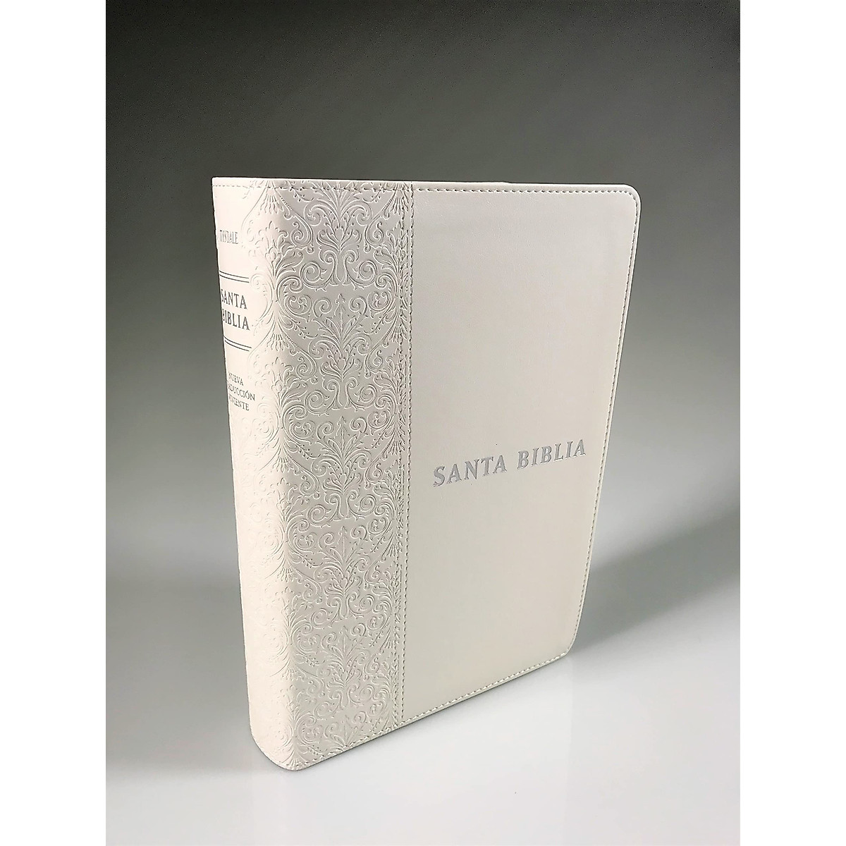 Santa Biblia NTV, Edición personal, letra grande (SentiPiel, Blanco, Letra Roja) (Spanish Edition)