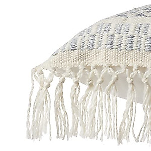 Jaipur Living Vibe Haskell 13"X21" Pillow, Bohemian Slate for Outdoor Spaces