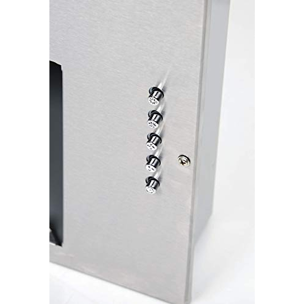 Hauslane | Chef Series Range Hood R100 30" Built-In/Recessed Stove Hood | Compact Stainless Steel | 3 Speed Kitchen Exhaust Fan with Light | Dishwasher-Safe Baffle Filter | 6" Duct