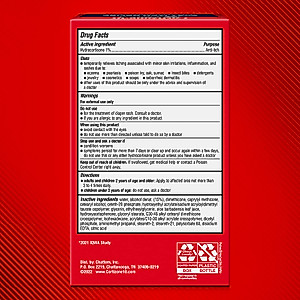 Cortizone 10 Maximum Strength Fast Itch Relief with Massaging Rollerball, 1% Hydrocortisone Anti-Itch Liquid, 1.5 oz.