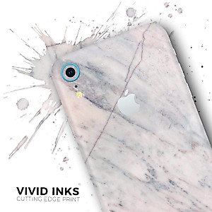Design Skinz Slate Marble Surface V12 Protective Vinyl Decal Wrap Skin Cover Compatible with The Apple iPhone XR (Screen Trim & Back Glass Skin)
