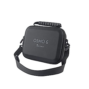 GardTok OM 6 Case, PU Leather Portable Storage Bag With Shoulder Strap, Travel Case for DJI OSMO Mobile 6 Gimbal Stabilizer Accessories