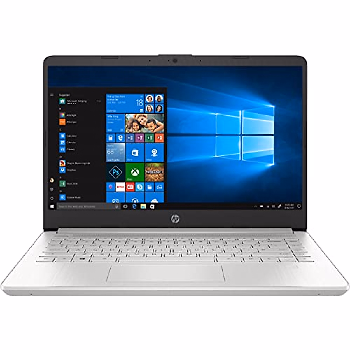 HP 14-DQ100 2022-14" FHD Intel UHD Graphics - Intel Core i3-1005G1 2 Cores - 8GB DDR4 256GB NVMe SSD - HD Audio Wi-Fi 5 Bluetooth 5 - Win11 Pro TLG 32GB USB - Natural Silver