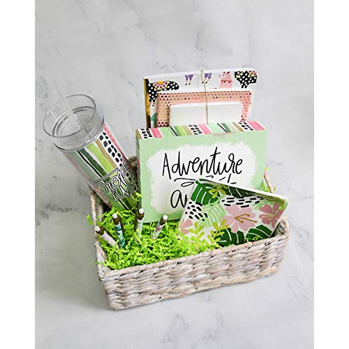 Crinkle Cut Paper Shred Filler (1 LB) for Gift Wrapping & Basket Filling - Lime Green | MagicWater Supply