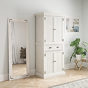 Homestyles Nantucket Pantry, 30", Off White