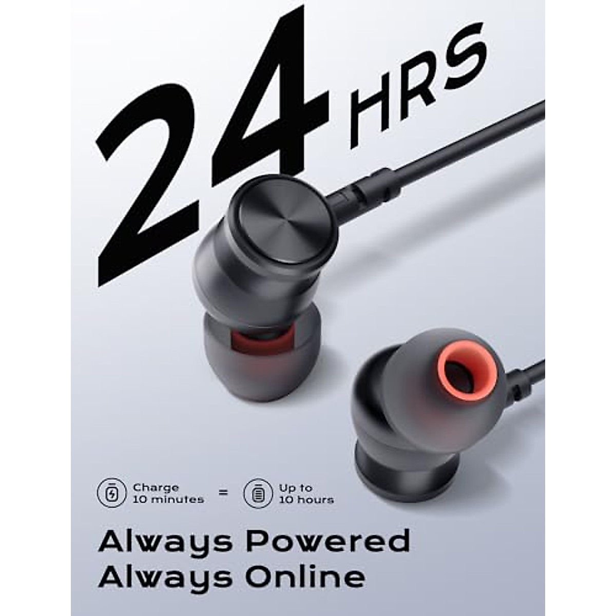 Rythflo Bluetooth Headphones, aptX-HD Wireless 5.0 Bluetooth Earbuds w/Mic in-Ear Magnetic Neckband Earphones 30Hrs Playtime, IPX7 Sweatproof Deep Bass Headset for Phone Call Music Sports