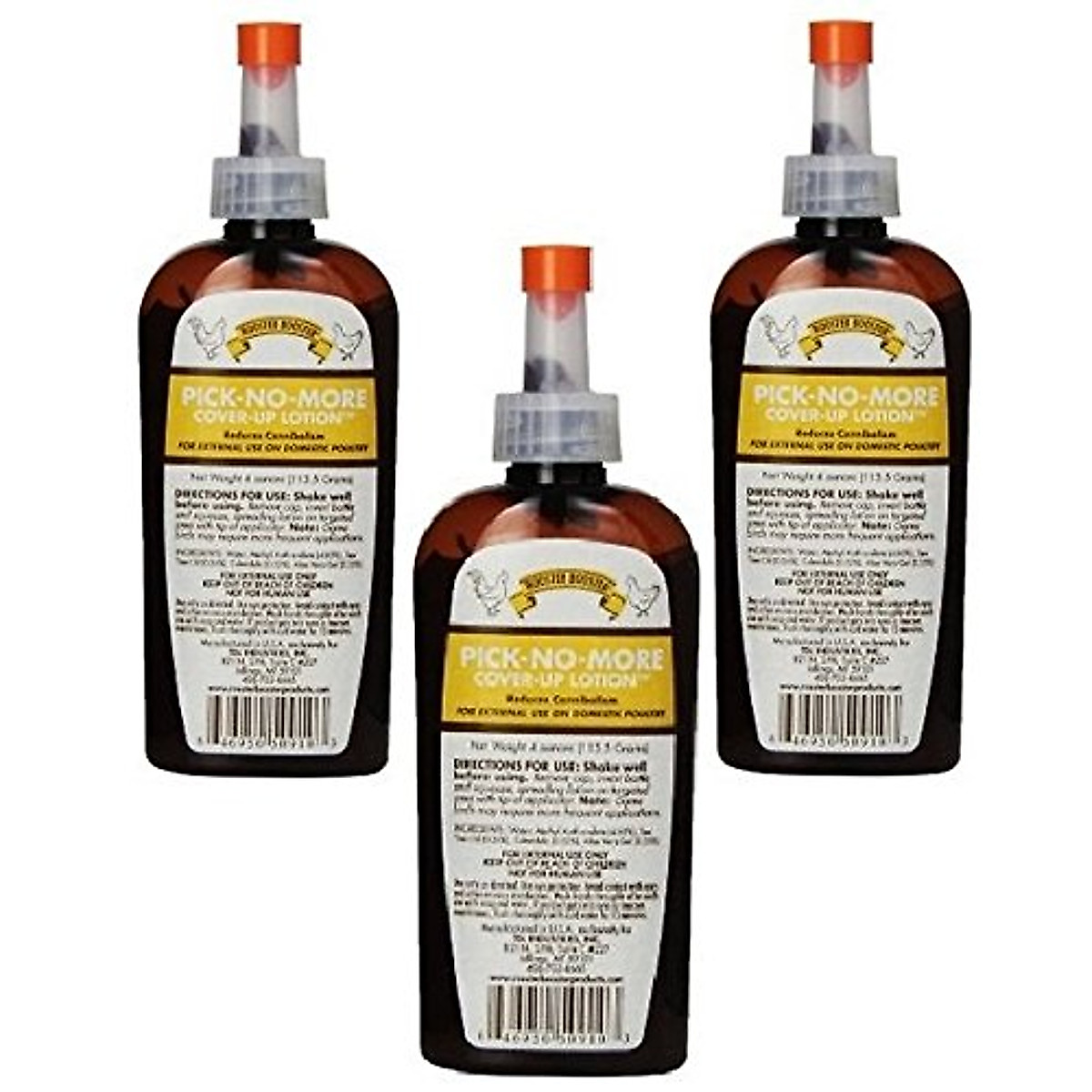 (3 Pack) Rooster Booster Pick No More, 4 Ounce Each