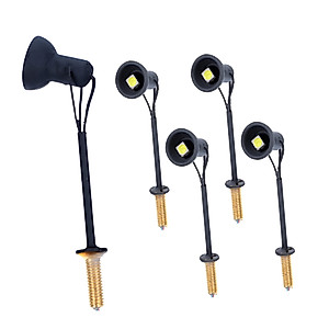 DOITOOL 10 Pcs Model Landscape Spotlight Miniature Spotlight Model Mini House Decoration Led Stuff Glow Accessories Mini Spotlight Models Vintage Lantern Railroad Light Model Scene Decor