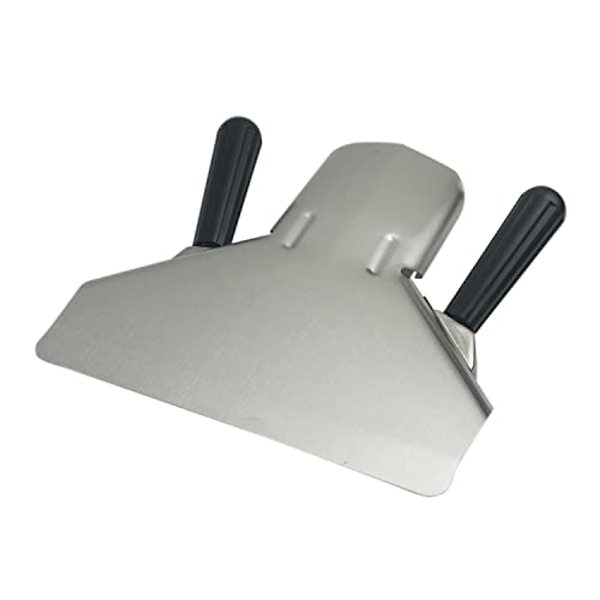 LoveDeal Commercial Stainless Steel French Fry Scoop, Chip Popcorn Bagger, Ice Candy Snacks Desserts Scooper, Removable Dual Handle （Right&Left)