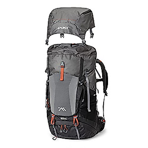 AMPEX Hiking Backpack | Camping Essentials Lightweight Backpack for Men and Women, Travel Bag for Backpacking, Camping, Hunting and More (50 Liter Size)