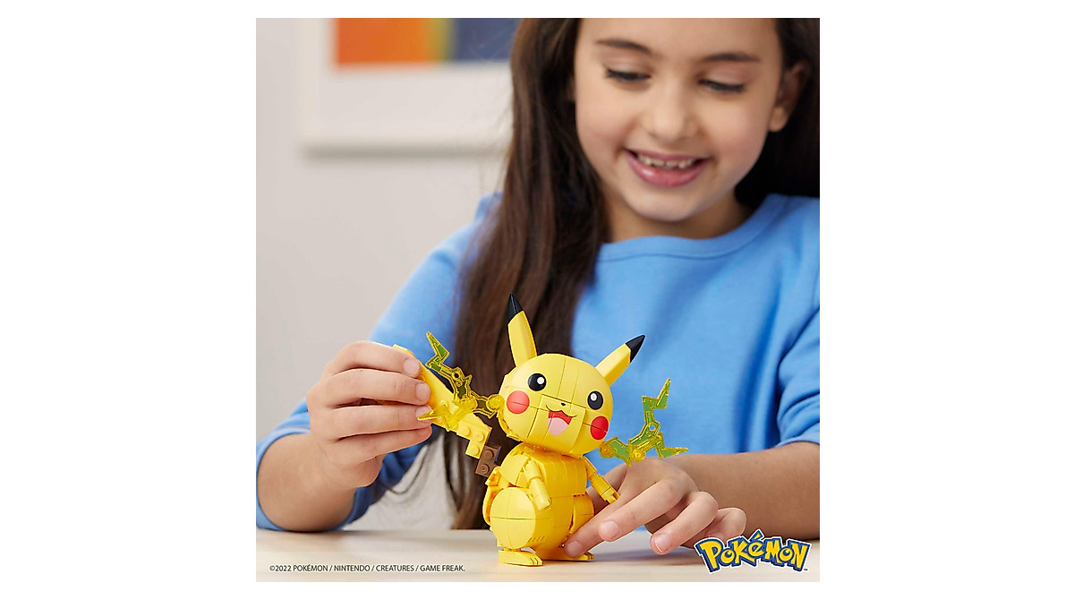Build Pikachu with Mega 205-Piece Building Set