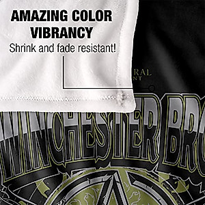 Supernatural Winchester Bros Officially Licensed Silky Touch Super Soft Throw Blanket 50" x 60"