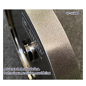 Bundle of 3/16 inch Diamond Parting Tool and 8 inch 600 Grit CBN Grinding Wheel