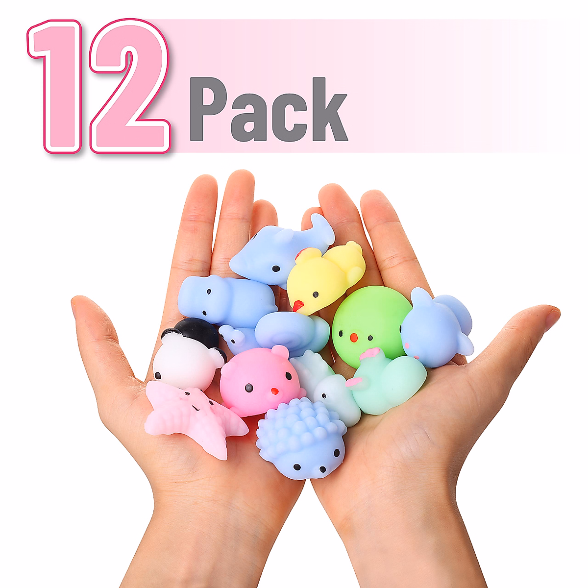 Mr. Pen- Squishy Toys, 12 Pack, Squishies, Squishy, Squishes for Kids, Squishy Toy, Squishy Pack, Squishes, Squishy Animals, Stress Relief Toy, Mini Squishes, Small Toys for Kids