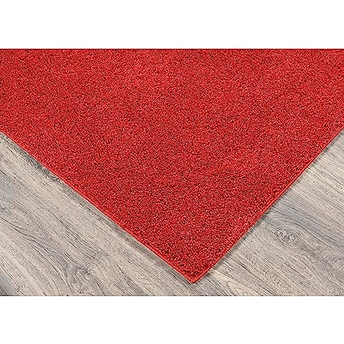 Garland Rug Skyline Shag 5 Ft. x 7 Ft. Area Rug Chili Red
