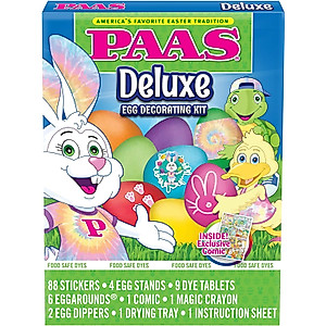 PAAS Deluxe Easter Egg Decorating Kit - America's Favorite Easter Tradition