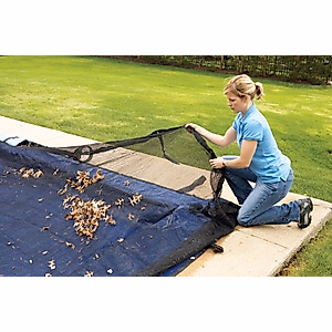 Blue Wave 16-ft x 24-ft Rectangular Leaf Net In Ground Pool Cover