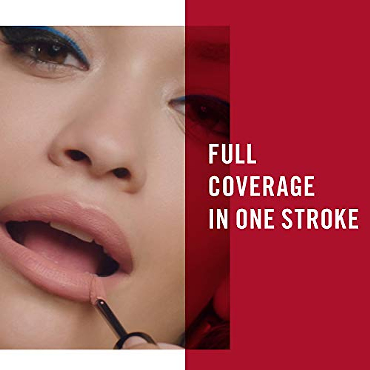 Rimmel London Stay Matte Liquid Lip Color with Full Coverage Kiss-Proof Waterproof Matte Lipstick Formula that Lasts 12 Hours - 723 Trouble Maker, .21oz