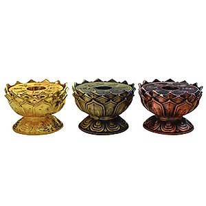 Tibet Tibetan Buddhism Buddha Prayer Wheel Display Stand - Hand Held Prayer Wheel Base Stand, Hand Held Prayer Wheel Holder for Hand Held Prayer Wheel(NO Prayer Wheel) (Bronze)