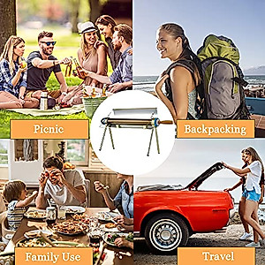 HYUNLAI Solar Oven Solar BBQ Cooker Compact Sun Oven 3.3lbs Large Capacity Camp Stove Portable BBQ Grill for Outdoor Travel Camping Backpacking Family Party