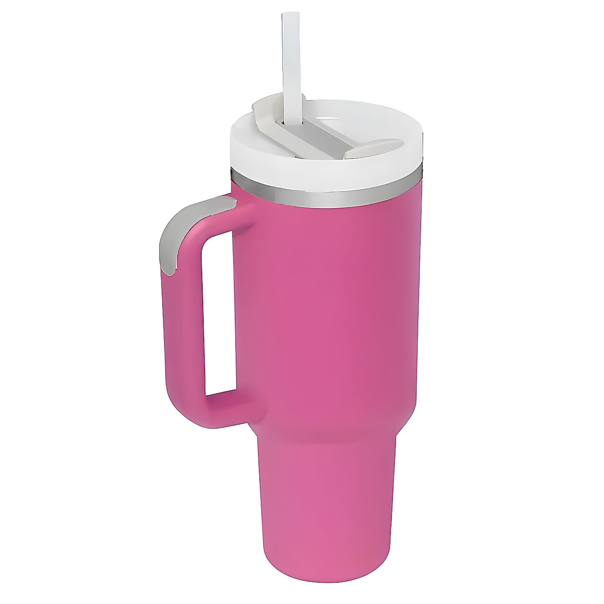 40oz Quencher Adventure modern tumbler, Stainless Steel Vacuum Insulated Tumbler, Travel Tumbler With Lid and Straw comes with silicone bumper free (pink) (DT1200-Q3)