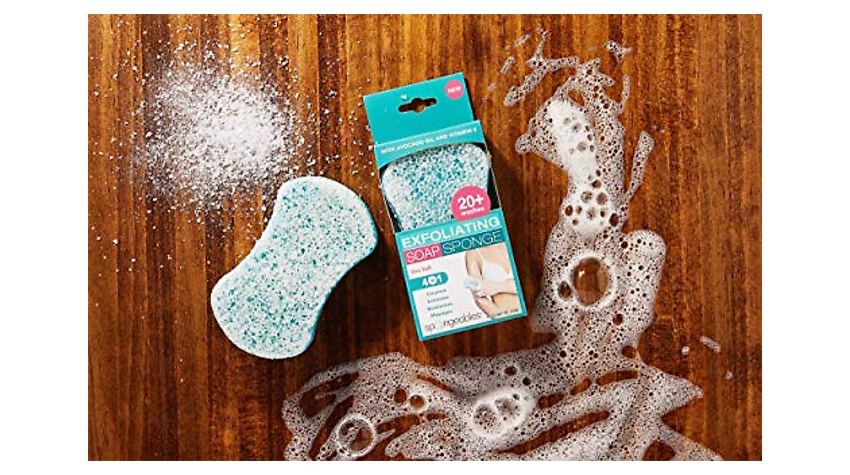 Spongeables Sea Salt Body Wash Sponge - 20+ Washes