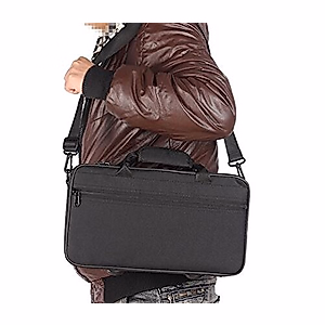 Tosnail 600D Water-resistant Foam Cotton Padded Clarinet Case, Clarinet Gig Bag