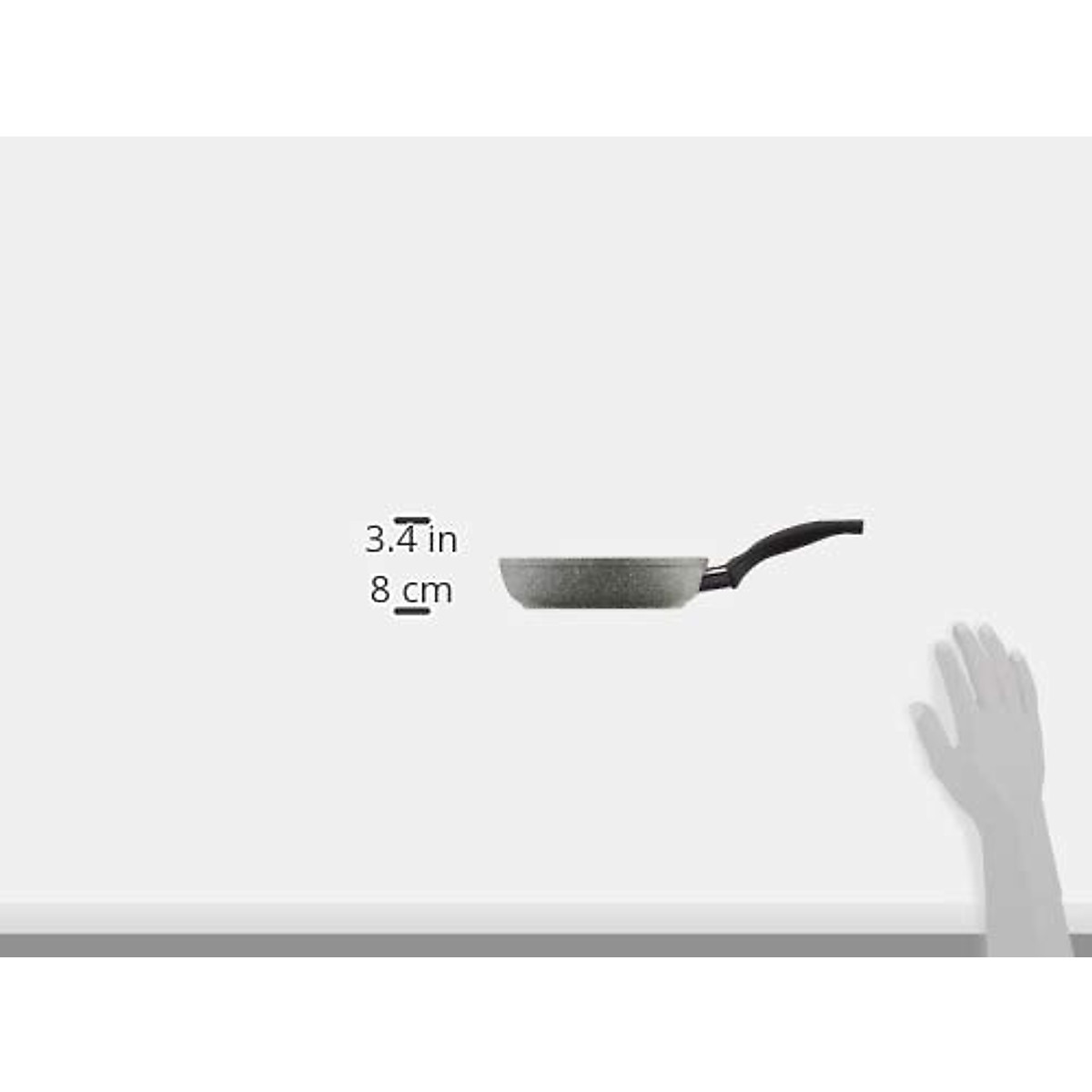 BALLARINI Parma by HENCKELS 8-inch Nonstick Fry Pan, Made in Italy, Durable and Easy to clean