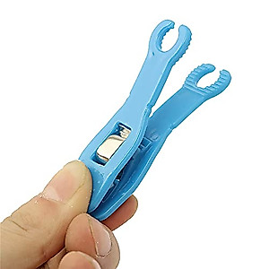 10 Pcs Disposable Body Piercing Clamps, Body Piercing Needle Slot Forceps Clamp Clip for Hemostatic Forceps Ear Nose Lip Navel Body Piercing Supplies