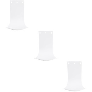 Cabilock 3 Pcs Plastic Water Tray Soap Dispenser Water Tray Automatic Soap Dispenser Tray Foam Soap Dispenser Tray Spray Hand Soap Dispenser Kitchen Drip Tray White Household Drop