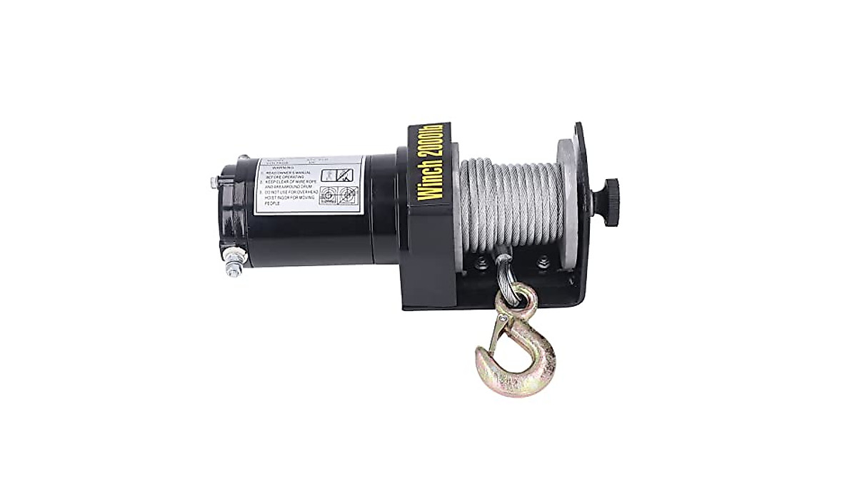 Electric Winch 2000LBS - Tough and Reliable Towing Kit