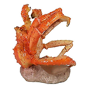 Ebros Gift Nautical Coastal Giant Spider Anthropod Crab Wine Bottle Holder Caddy Figurine Home Kitchen Dining Party Hosting Decor Sea Life Marine Seafood Crustacean Statue