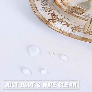 Spa Tablecloth - 60 Inch Multifunctional Round Tablecloth Meditation and Zen Picture of Bamboo Stalks Candle and Basalt Stones Theraphy Relaxing Foldable Multicolor