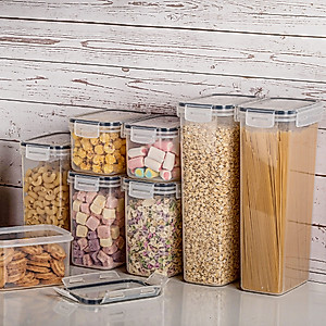 Vtopmart 24pcs Airtight Food Storage Containers with Lids and 4 Pack Pantry Organization and Storage
