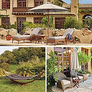 Classic Accessories Montlake FadeSafe FadeSafe Water-Resistant 80 x 26 x 3 Inch Patio Chaise Lounge Cushion, Antique Beige, Patio Cushion