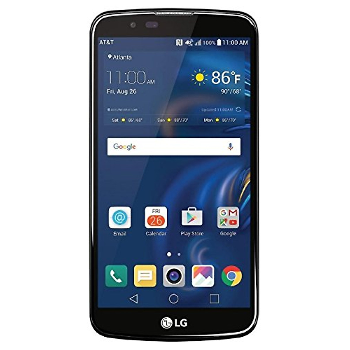 LG K10 K425 (16GB 1.5GB RAM) 5.3" Full HD Display | Dual Camera | 2300 mAh Battery | Android 7.0 Nougat | 4G LTE | GSM Unlocked | Navy Blue Smartphone
