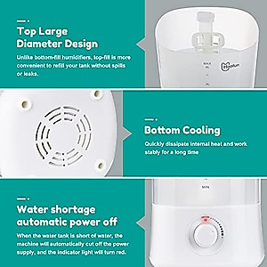 Reptile Humidifiers, 4.5L Mister for Reptiles, Reptile Fogger with Humidity Control, Terrarium Ball Python Snake Tank Accessories Chameleon Accessories, Automatic Reptile Misting System Humidity