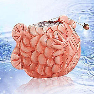 chongjian Tiki Mugs Cocktail,Ceramic Tiki Mug for Exotic Cocktail Glasses,Tiki Bar Professional Hawaiian Party Barware - Great Home Bar Present idea(710ML24ounce)