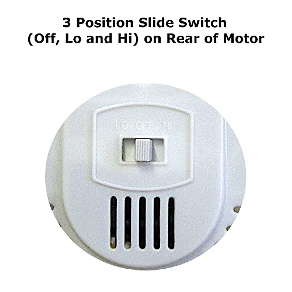 Optimus F-0610 6 Inch Personal Table Fan , White