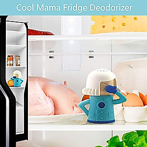 Cool Mama Fridge Deodorizer, Chilly Mama Refrigerator Deodorizer Remover Absorbs Odors, Fridge Cleaner Freezer Odor Freshener Remover, Reusable baking soda Air Purifier