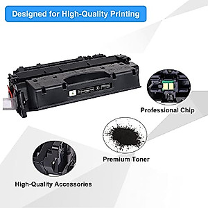TRUE IMAGE Compatible Toner Cartridge Replacement for Canon 120 CRG-120 CRG120 Work for Canon ImageCLASS D1550 D1520 D1350 D1320 D1370 D1120 D1150 D1100 D1180 D1170 Printer Ink (Black, 2-Pack)