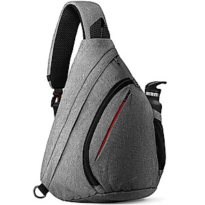 OutdoorMaster Sling Bag - Crossbody Shoulder Chest Urben/Outdoor/Travel Backpack for Women & Men (Gray)