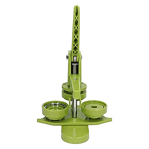 Button Presses Manufacturer Ideal Gift Complete Accessories with Ergonomic Handle Button Pressing Machine 100 Sets of Various Patterns for Family (58mm)