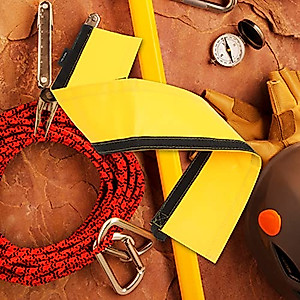 Toddmomy 3pcs Belay Outdoor Gear Outdoor Accessories Backpacking Accessories Climbing Rope Safety Rope Cover Rope Protection Sleeve PVC Quick Downhill Ropes Protectors Escape Rope Cover