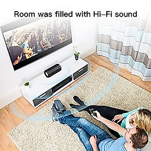 EDUPLINK Waterproof Portable Bluetooth Speaker - 20W Louder Wireless Speaker with 20 Hours Playtime, TWS Pairing, RGB Lights and TF Slot - Perfect for Beach and Pool (Black)